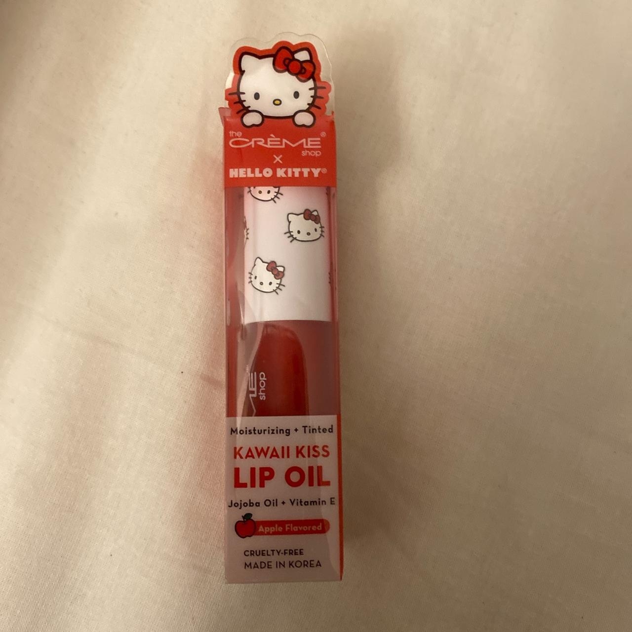 Thé CRÈME shop X Hello Kitty lip oil Apple flavored... - Depop