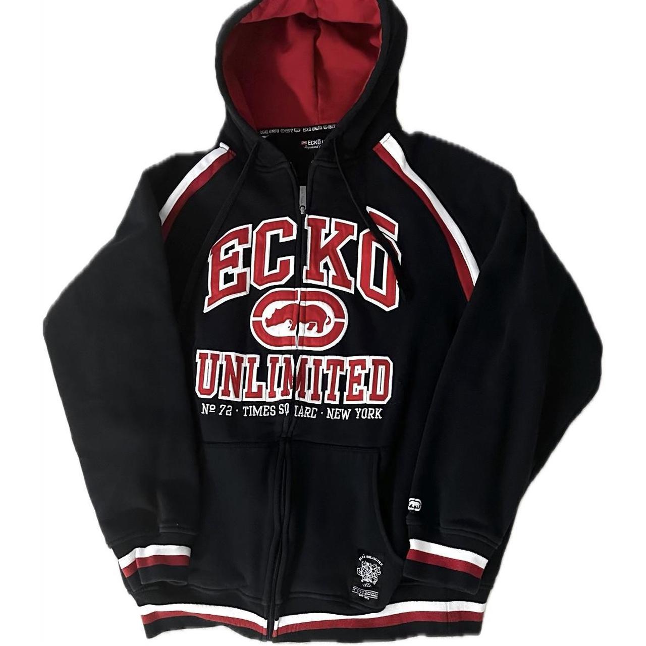 Ecko Unltd zip up hoodie | Size M | No stains or... - Depop