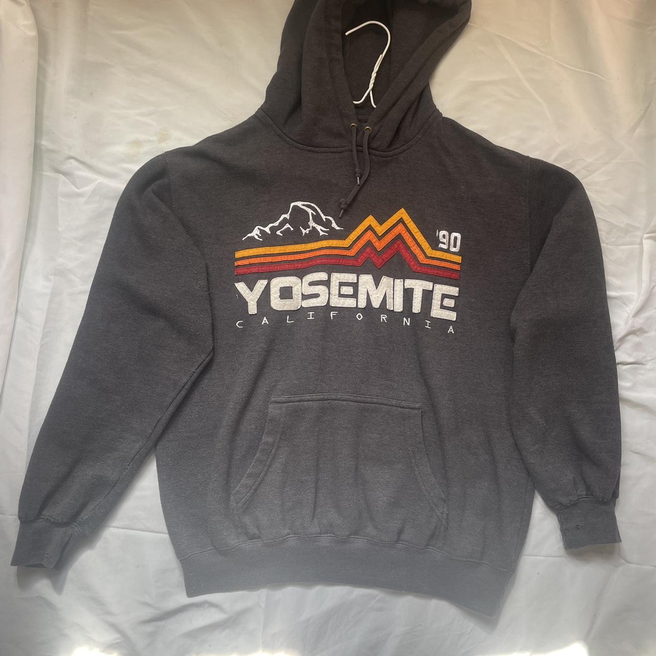 Vintage Grey Yosemite hoodie Size medium No... | Depop