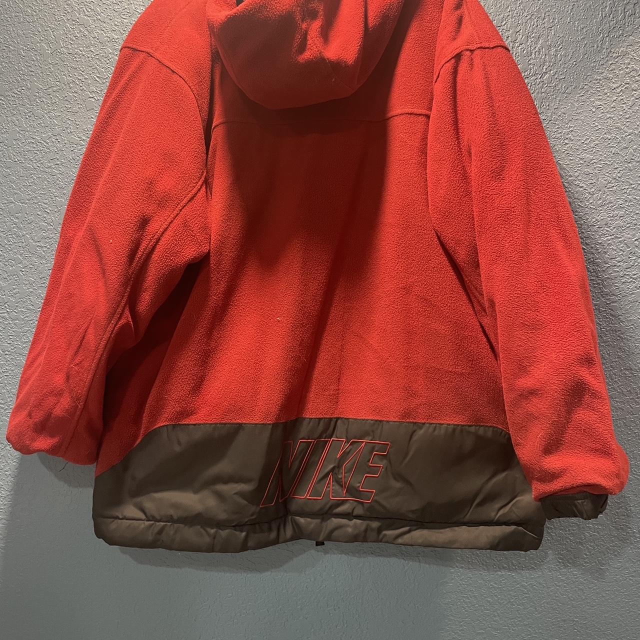 RARE Vintage Nike Swoosh Jacket! Minor Tears! Zipper... - Depop