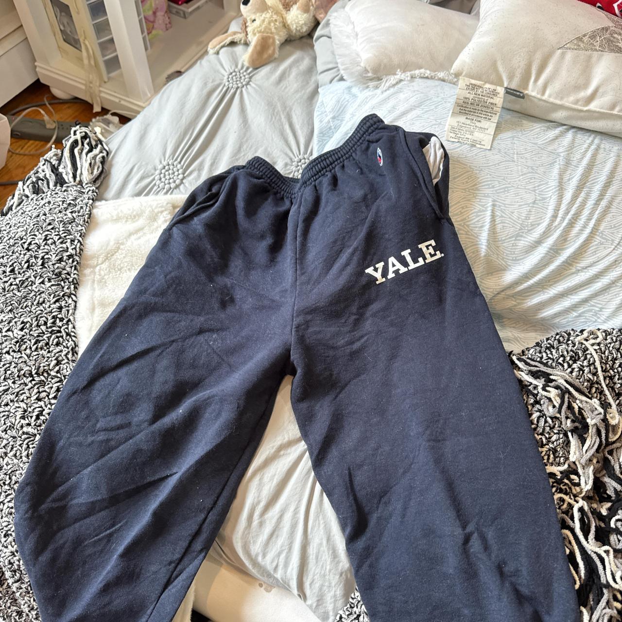 Champion Yale sweats size small worn once but super... | Depop