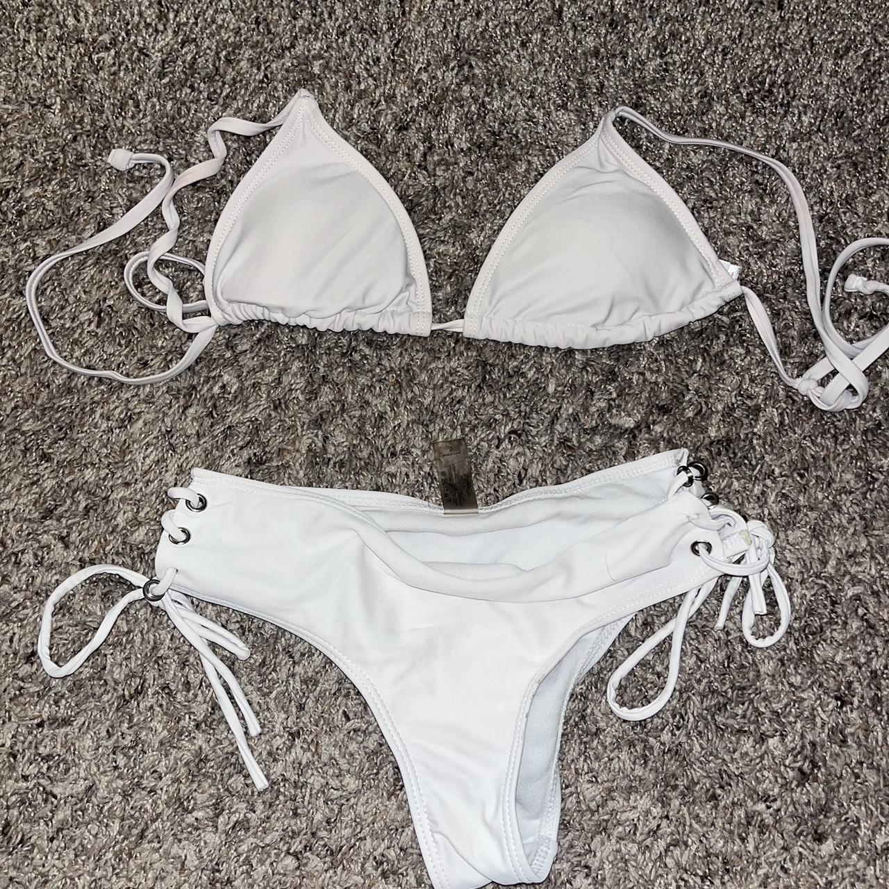 Small white swimsuit - Depop