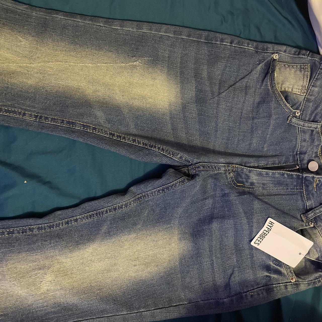 Hyperbees flared jeans. L but runs a bit small. Dm... - Depop