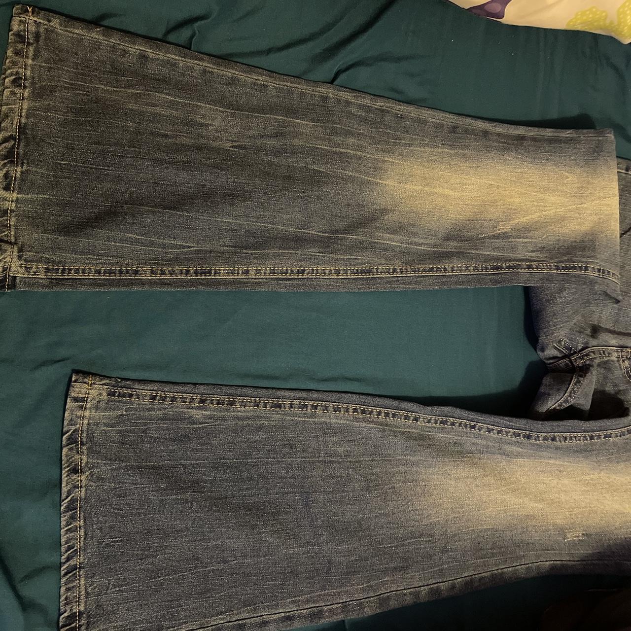 Hyperbees flared jeans. L but runs a bit small. Dm... - Depop