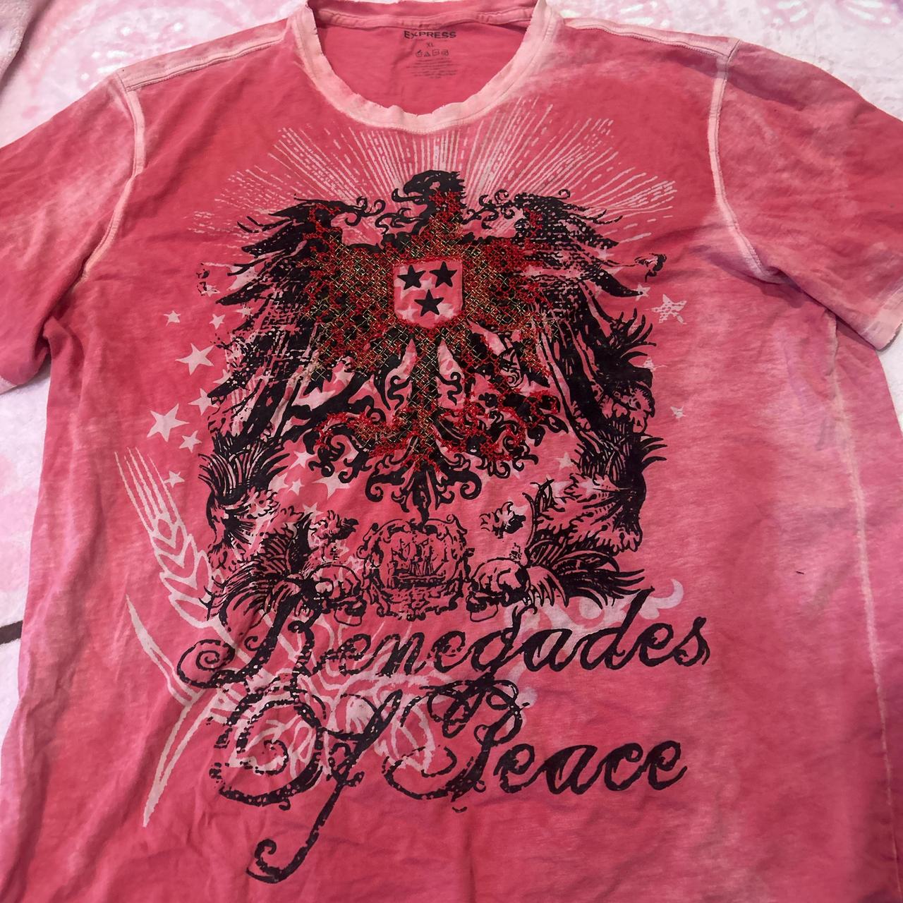 graphic tee affliction-like design #2000s #skater... | Depop