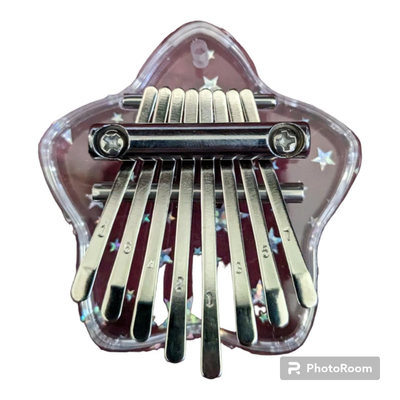 KALIMBA STAR SHAPED ACRYLIC 8-KEY MINI THUMB PIANO... - Depop