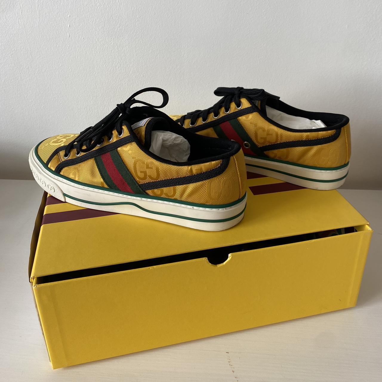 Gucci Adidas Sambas in Metallic Gold Brand New... - Depop