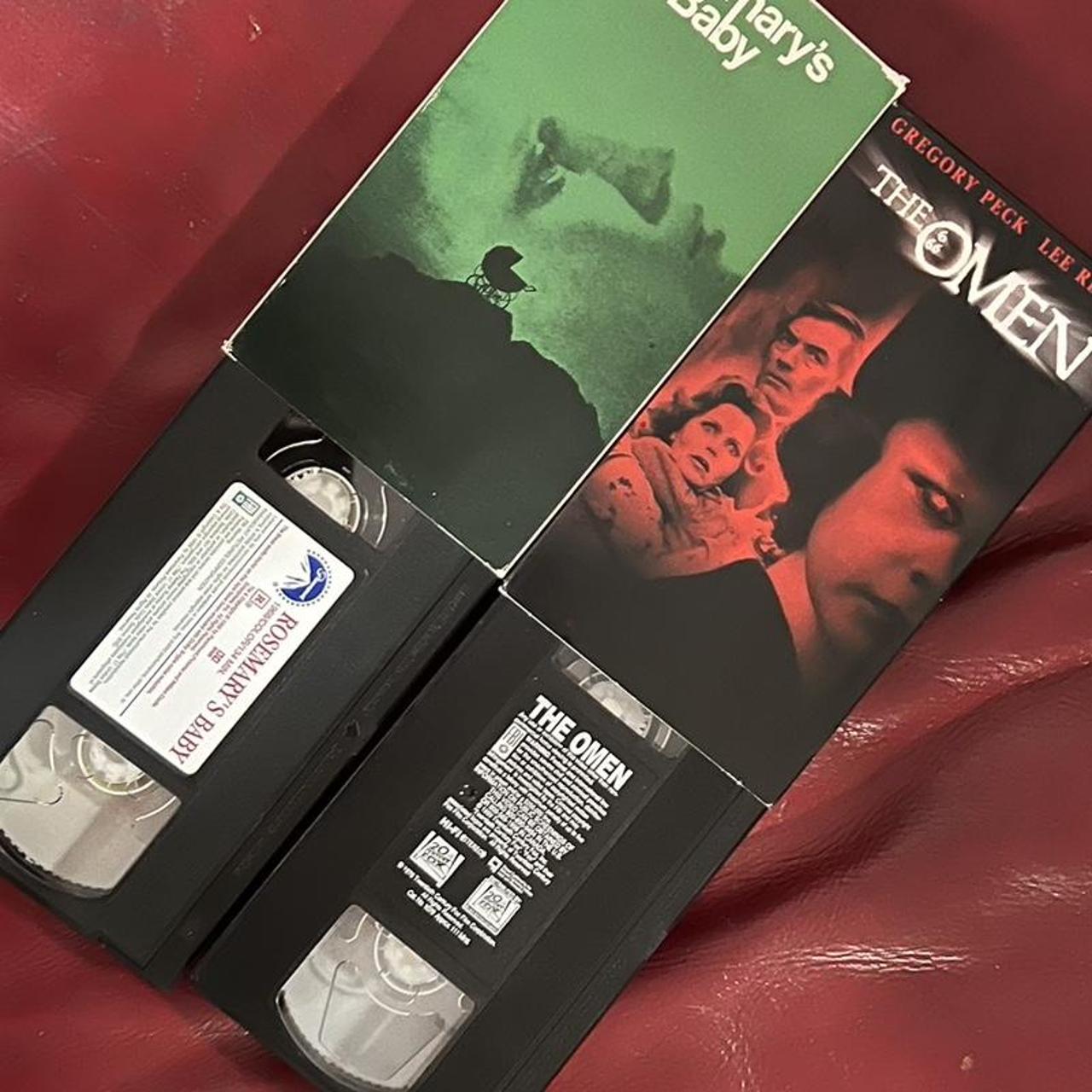 Double Devil Vhs Feature. Rosemarys Baby & The Omen.... - Depop
