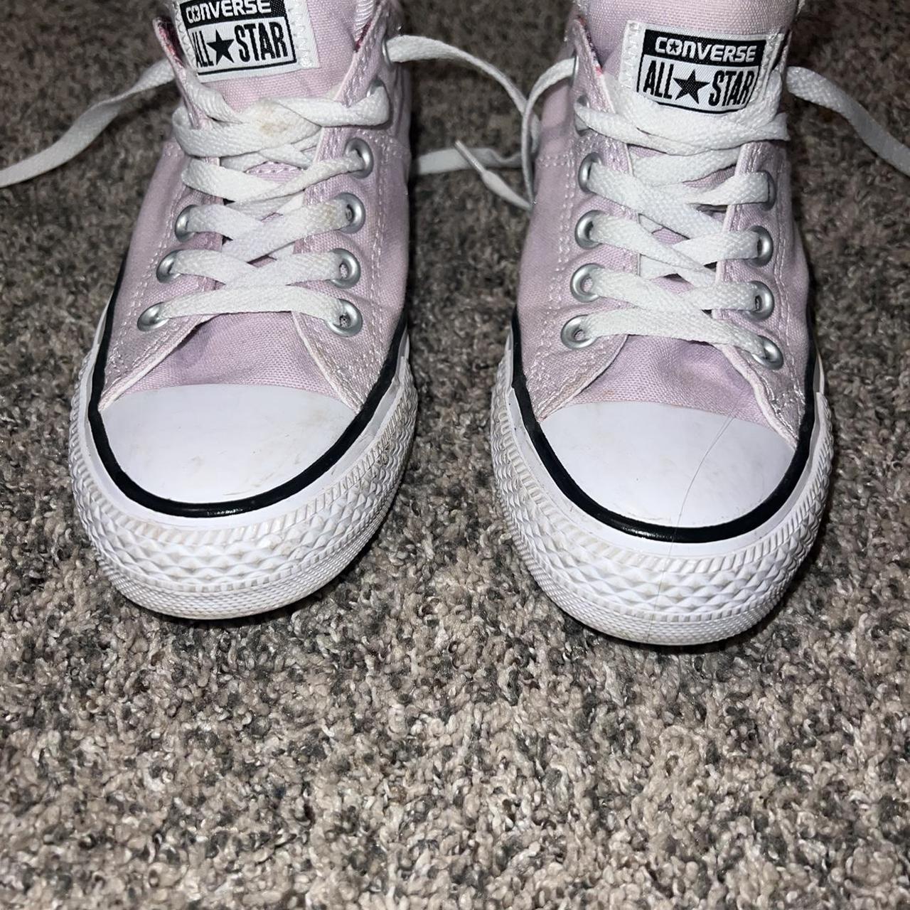 Low top converse - women’s size 7 Small scuffs, I... - Depop