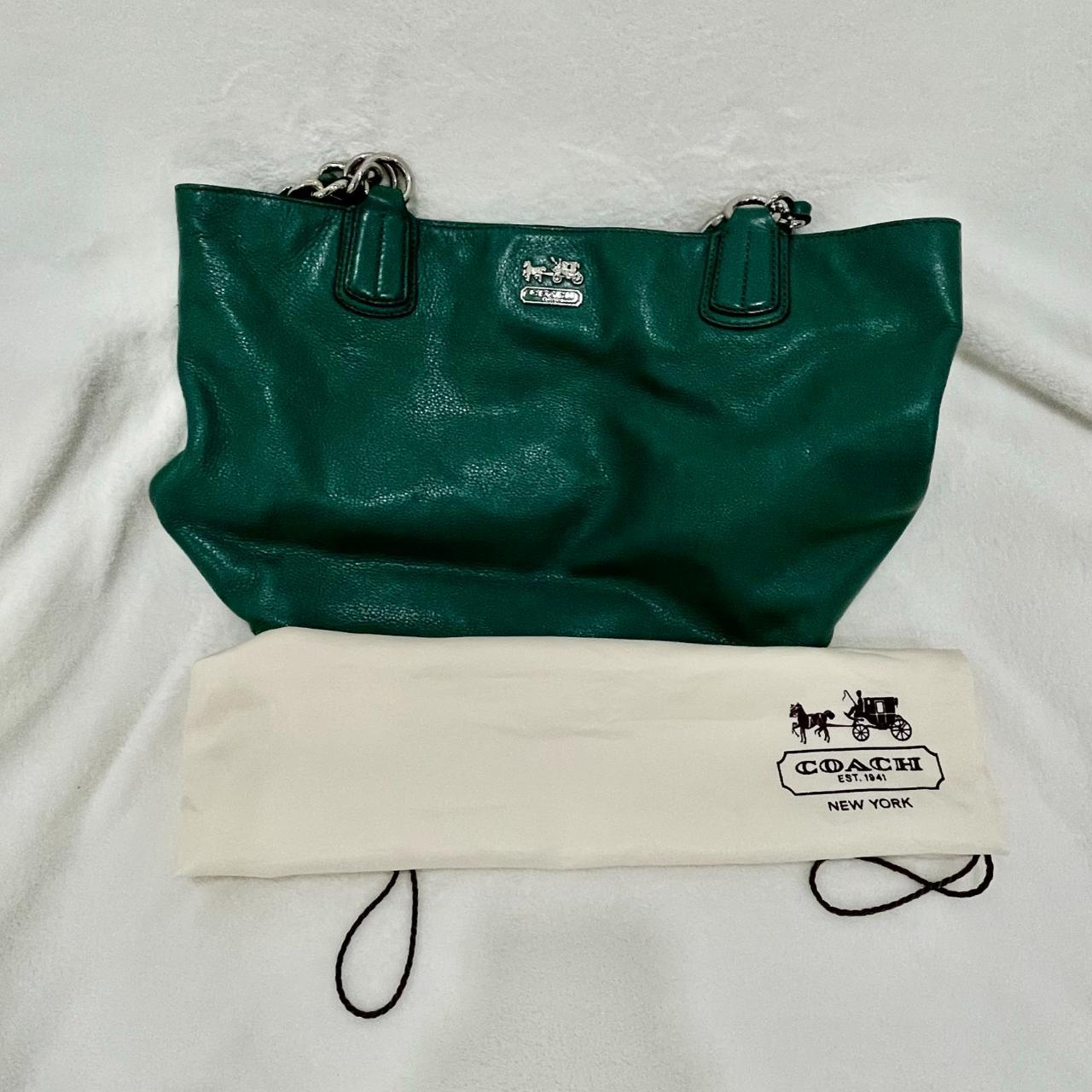 Coach Vintage green shoulder bag. Authentic item.... - Depop