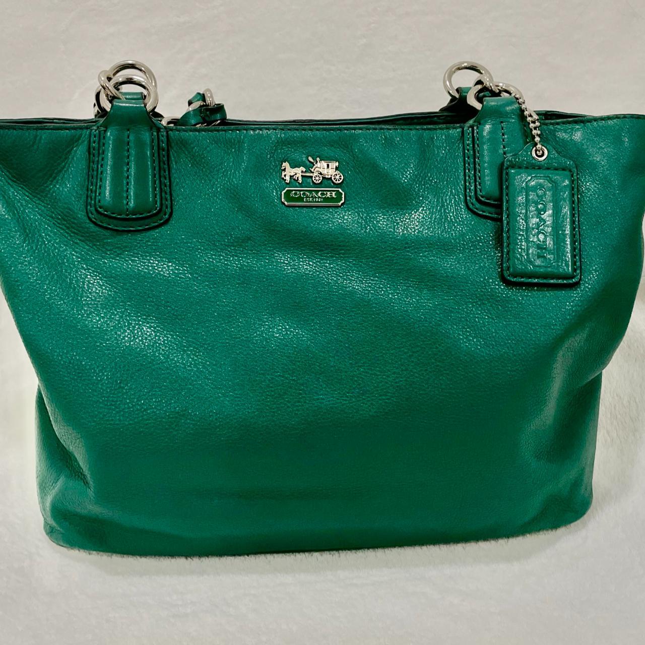 Coach Vintage green shoulder bag. Authentic item.... - Depop