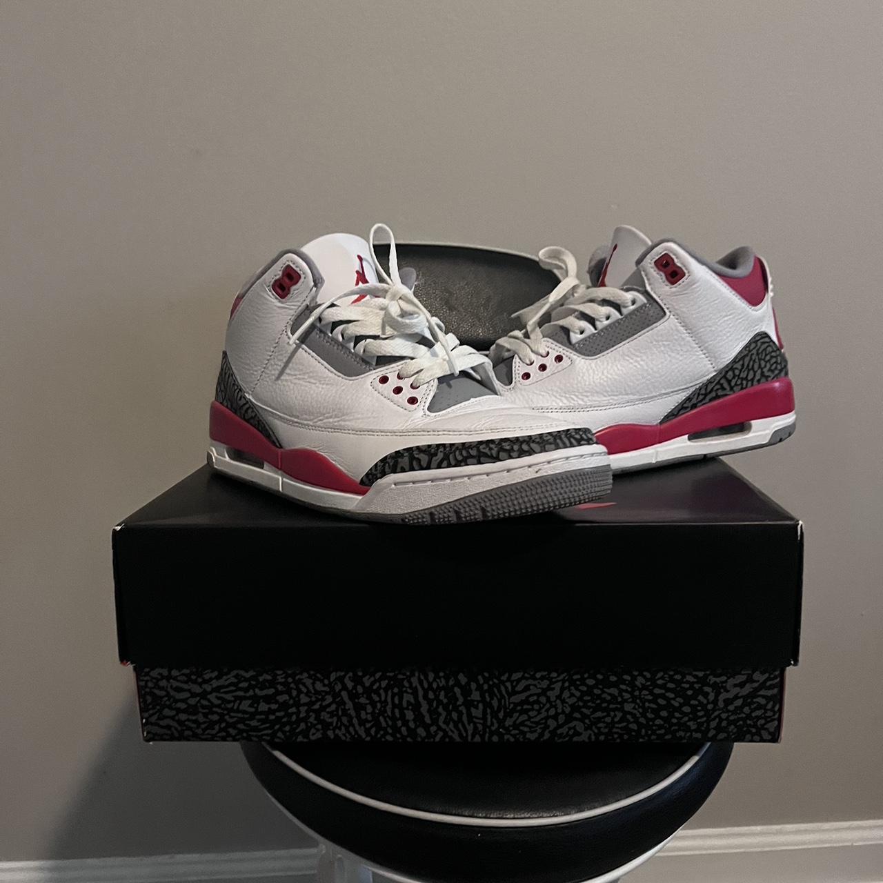 Fire red 3s(9) purple 3s(8) - Depop