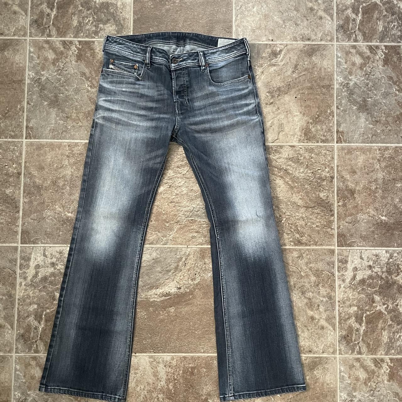 Diesel Industry Denim Bootcut Jeans Zathan Size... - Depop