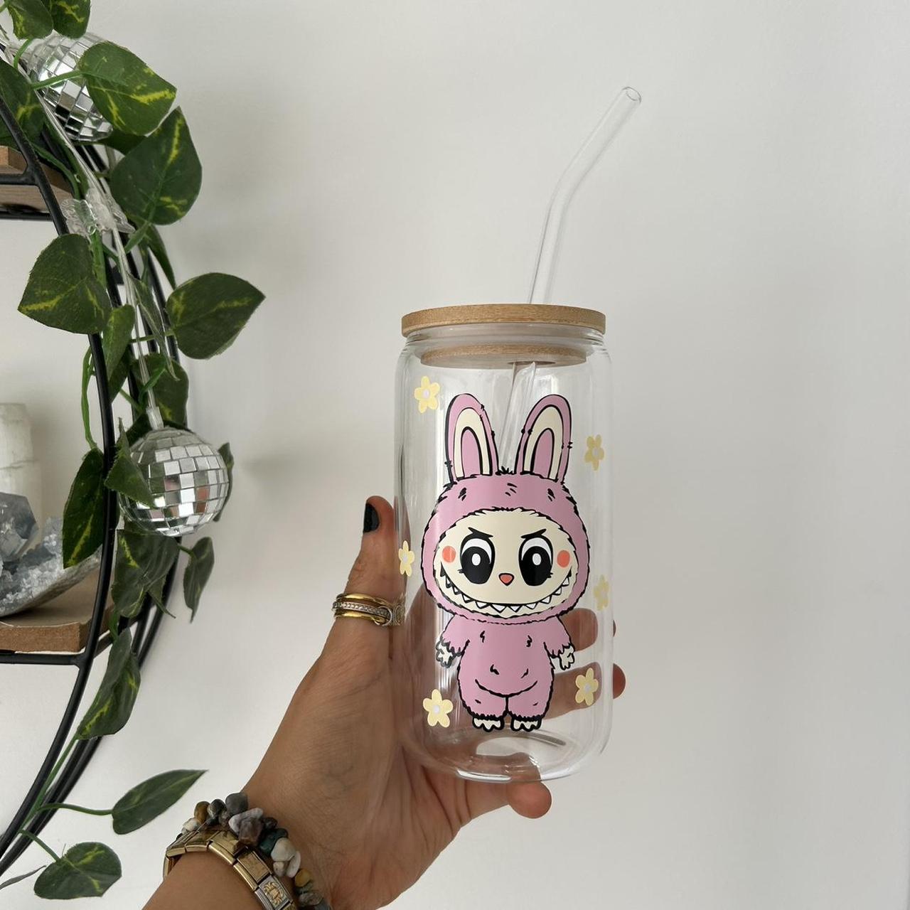 Lychee berry Labubu - Glass Tumbler What is... | Depop
