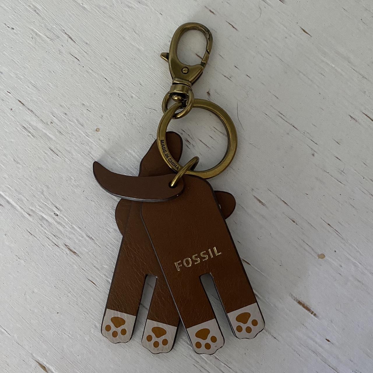 ~really cute fossil corgi keychain ~brand... - Depop