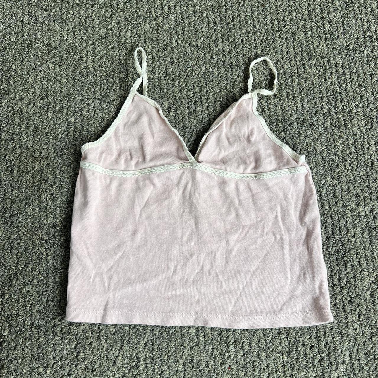 Light pink brandy Melville tank #cropped... - Depop