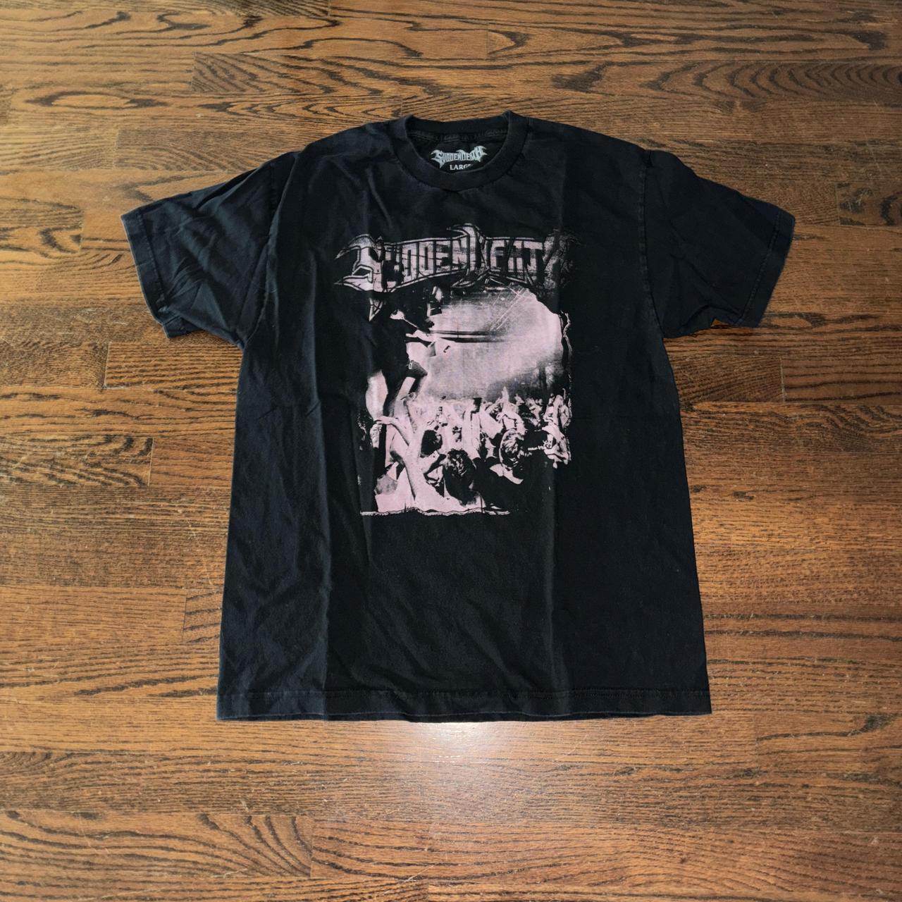 faded sudden death band tee - Depop