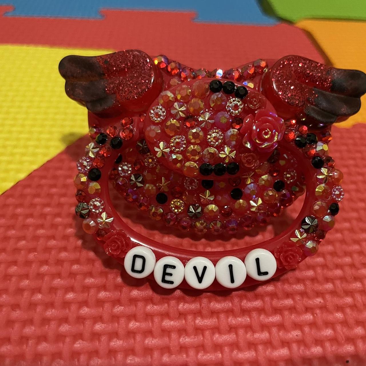 devil adult pacifier! for adult mouths only!!!... - Depop