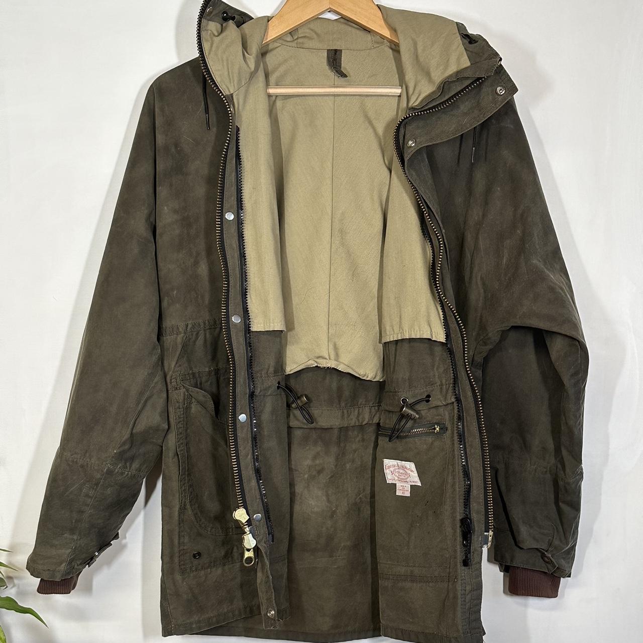 Filson waxed canvas jacket , army green oilslick ,... - Depop
