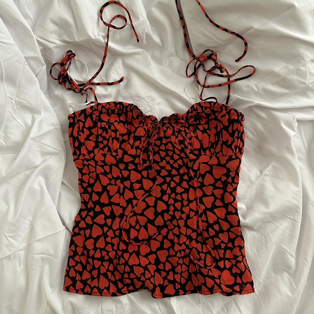 Realisation Par Ana Top in Sid Hearts Size XXS - Depop