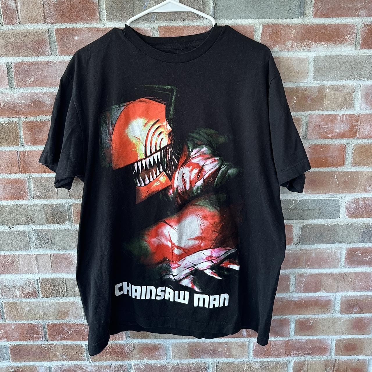 Chainsaw man merch T shirt Size L 9/10 condition... - Depop