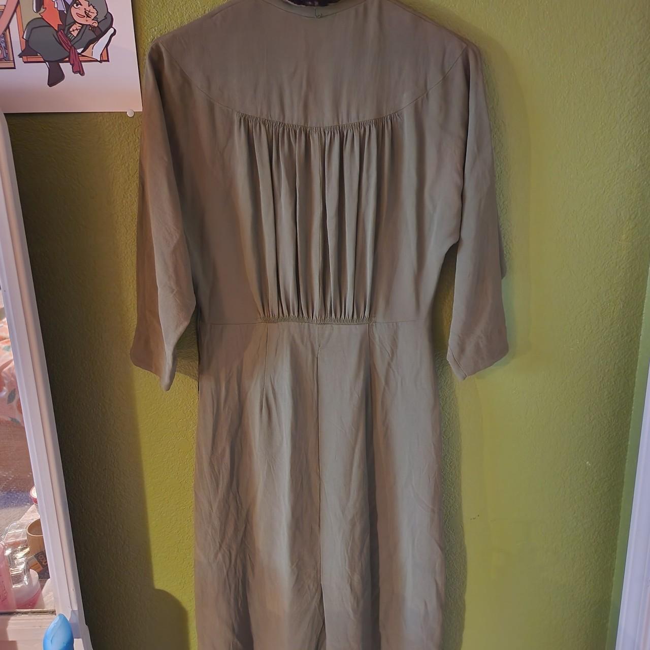 Incredible vintage 1960s olive green dress. The... - Depop