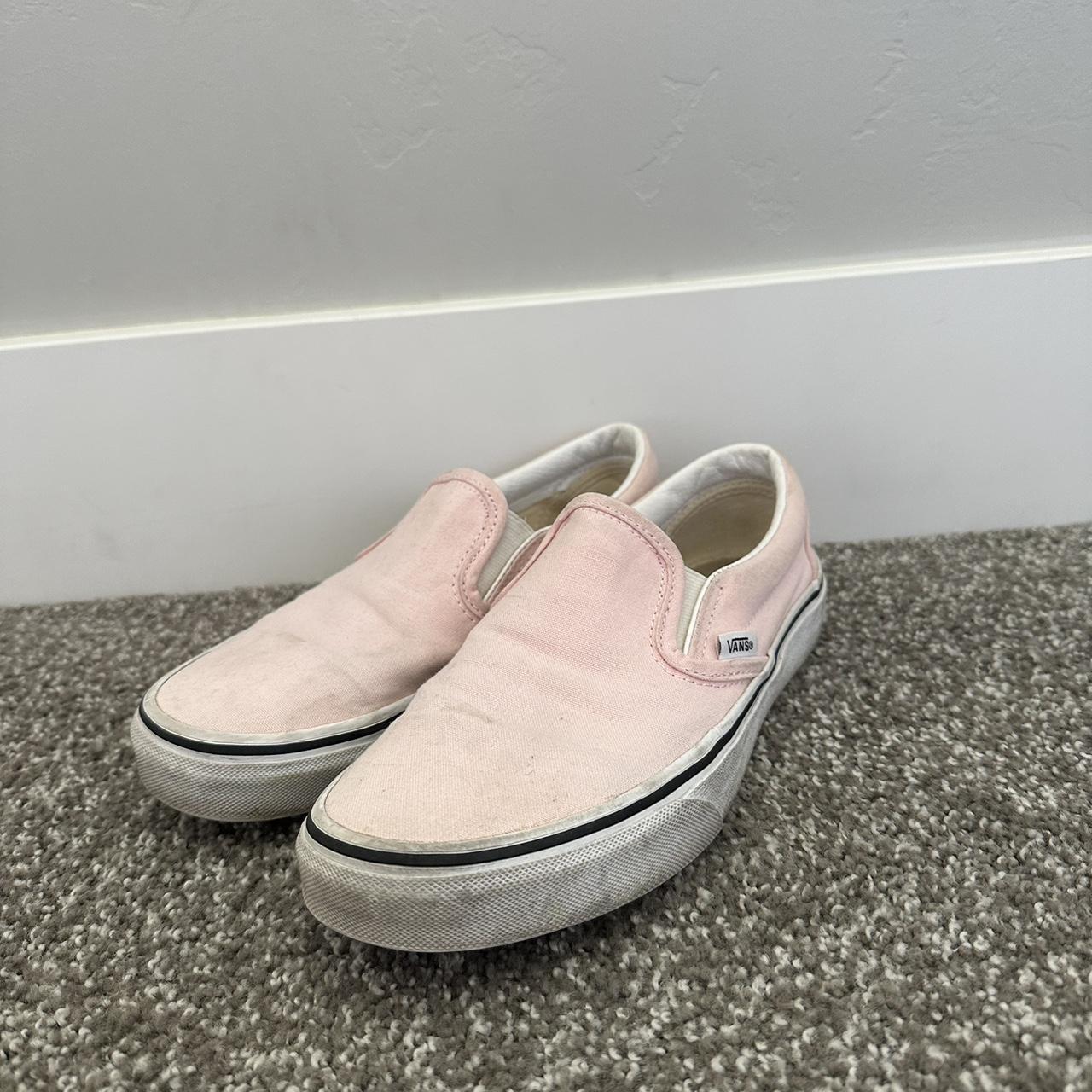 cute pink vans! *have been worn* - Depop
