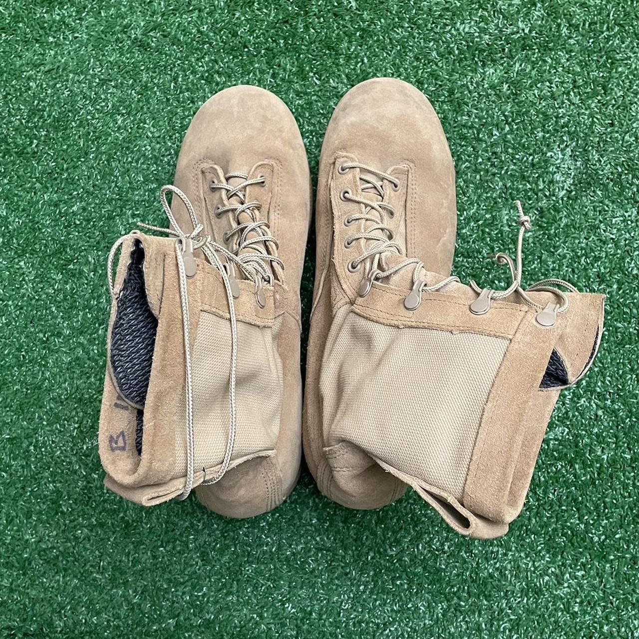 Vintage Gortex sand GI boots with vibram sole great... - Depop