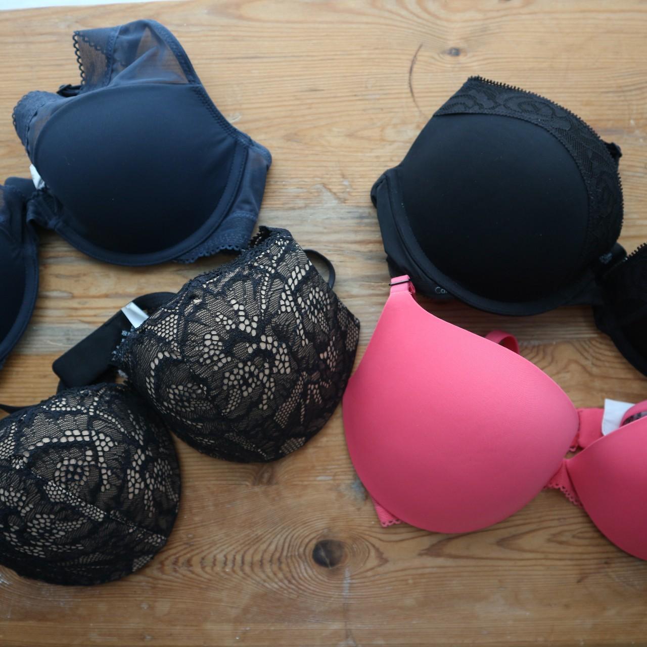 Calvin Klein Bras x 4 - 32D Barely worn. Excellent... - Depop