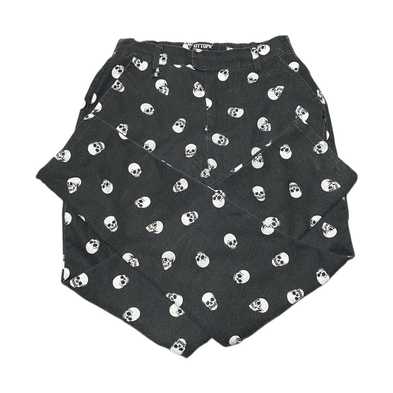 S (4/6) Straight Legged Skull Pants 🖤☠️ - Depop