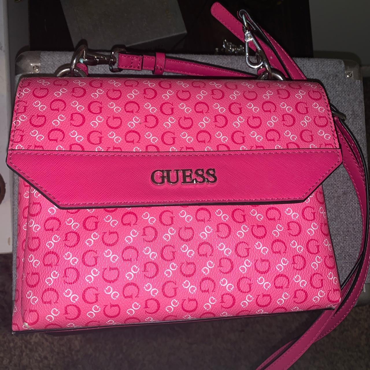 Pink GUESS purse - Depop