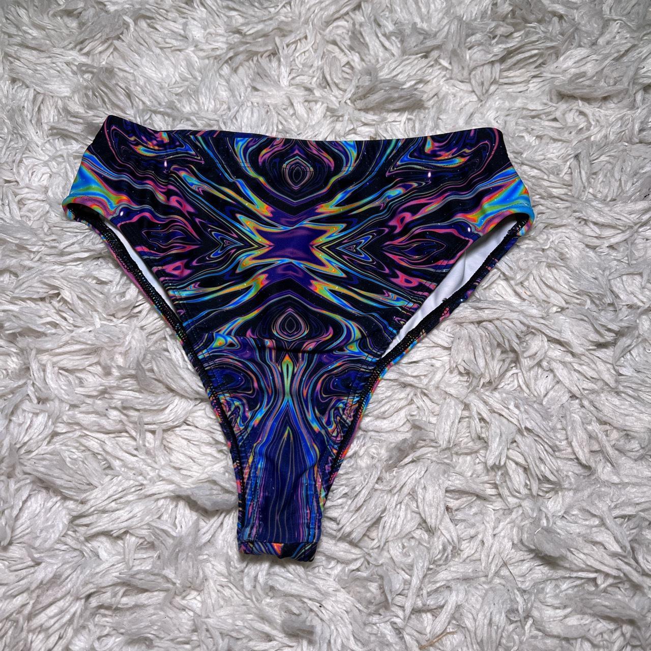 Freedom rave wear astroflare high waisted thong... - Depop