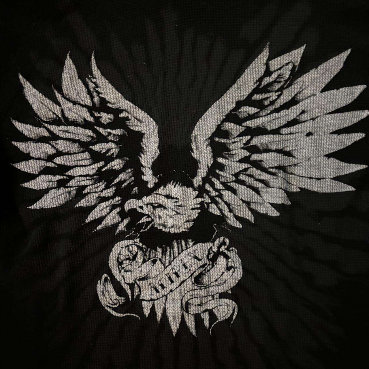 Avirex Y2K thermal hoodie size XL in really nice... - Depop