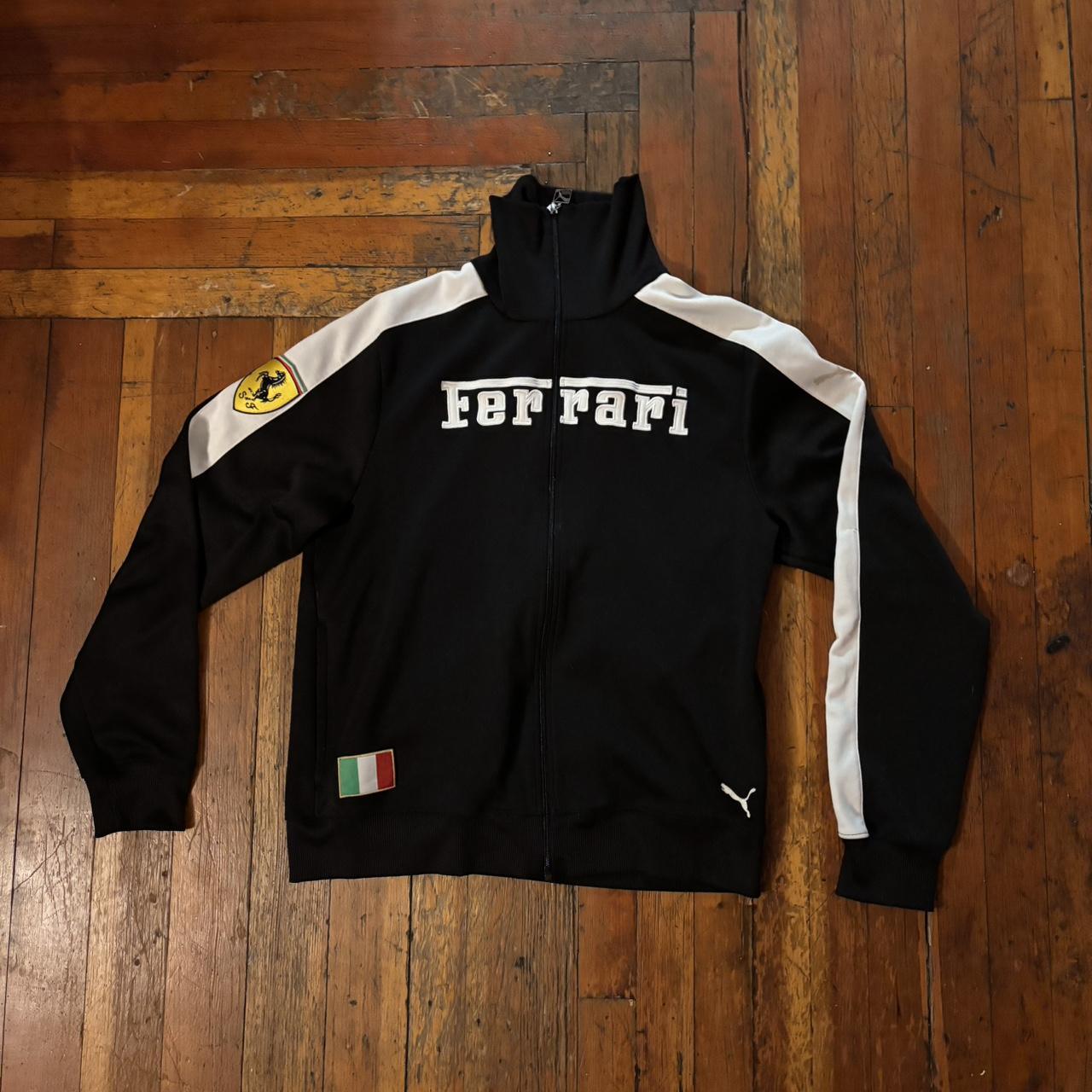 Ferrari puma zip up jacket size large in really nice... - Depop
