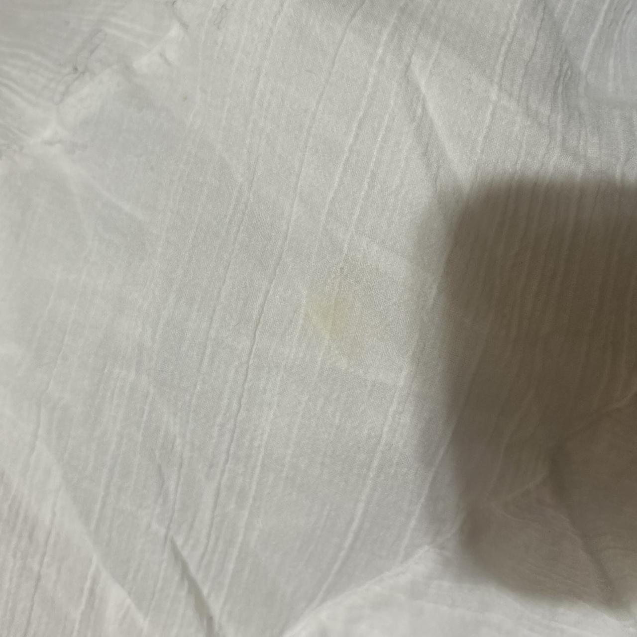 Beautiful Long White Skirt Flaw Shown On Last Depop