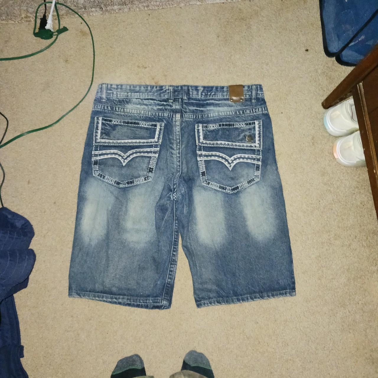 Cool jorts back design size 38 jeans - Depop