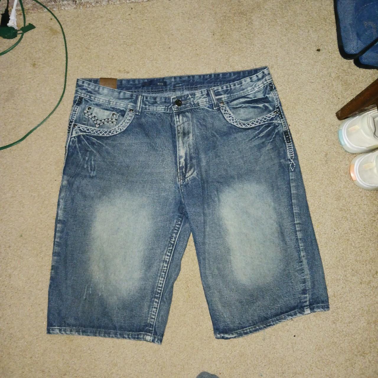 Cool jorts back design size 38 jeans - Depop