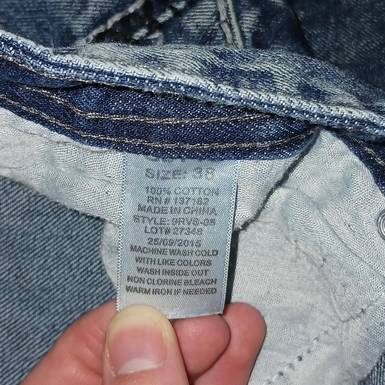 Cool jorts back design size 38 jeans - Depop