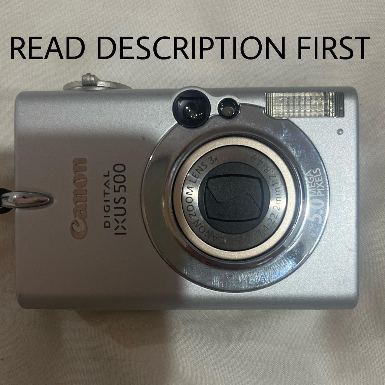 Canon ixus 500 digital camera- READ WHOLE... - Depop