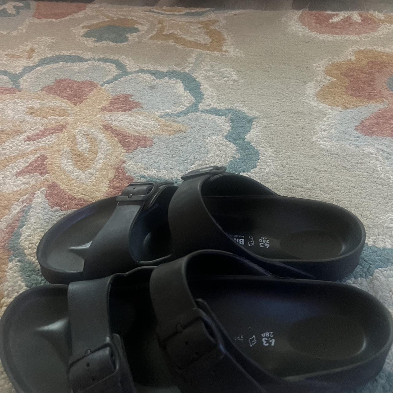 Black birks super good condition will be cleaned to... - Depop