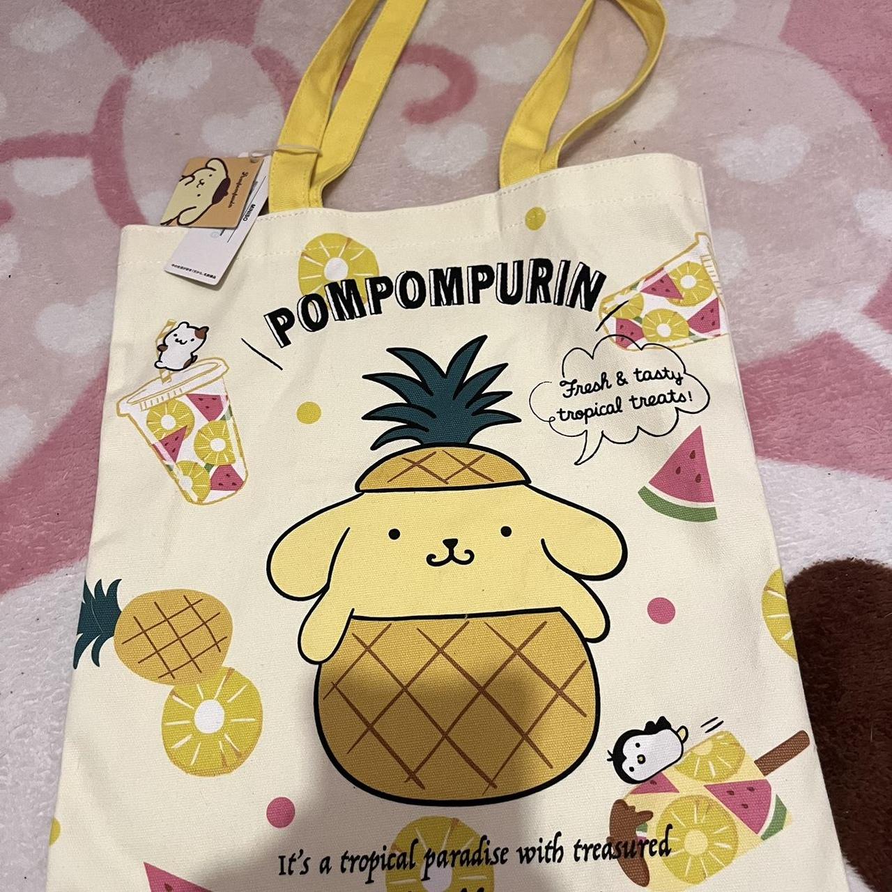 never used miniso pompompurin pineapple bag sanrio... - Depop
