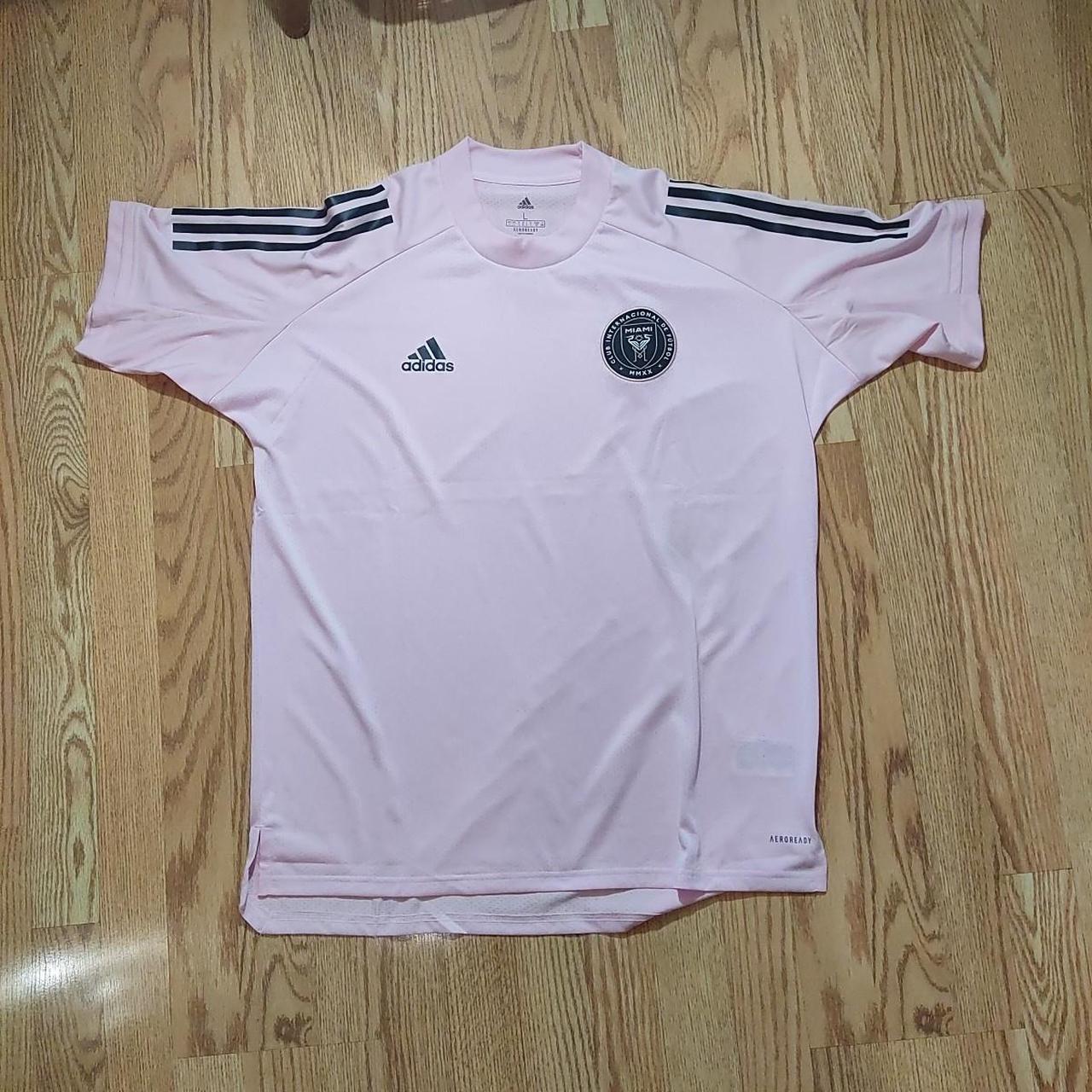 Inter Miami CF Training Pink Adidas Jersey . Club... - Depop