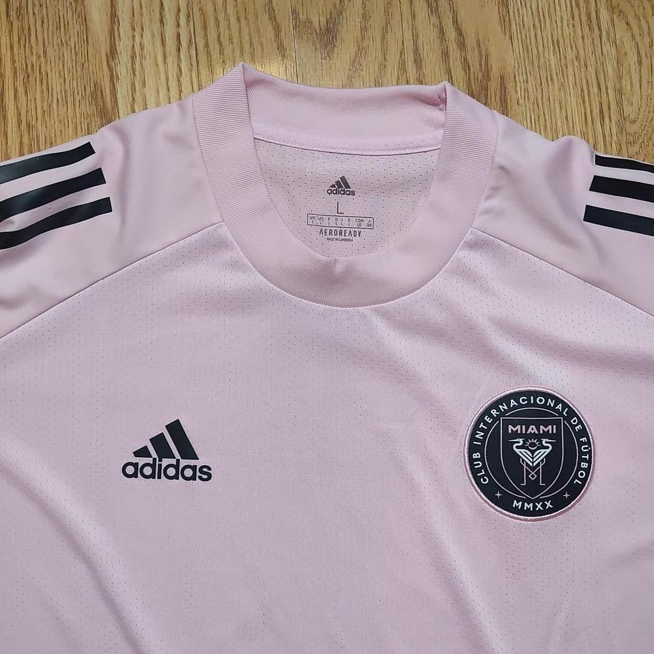 Inter Miami CF Training Pink Adidas Jersey . Club... - Depop
