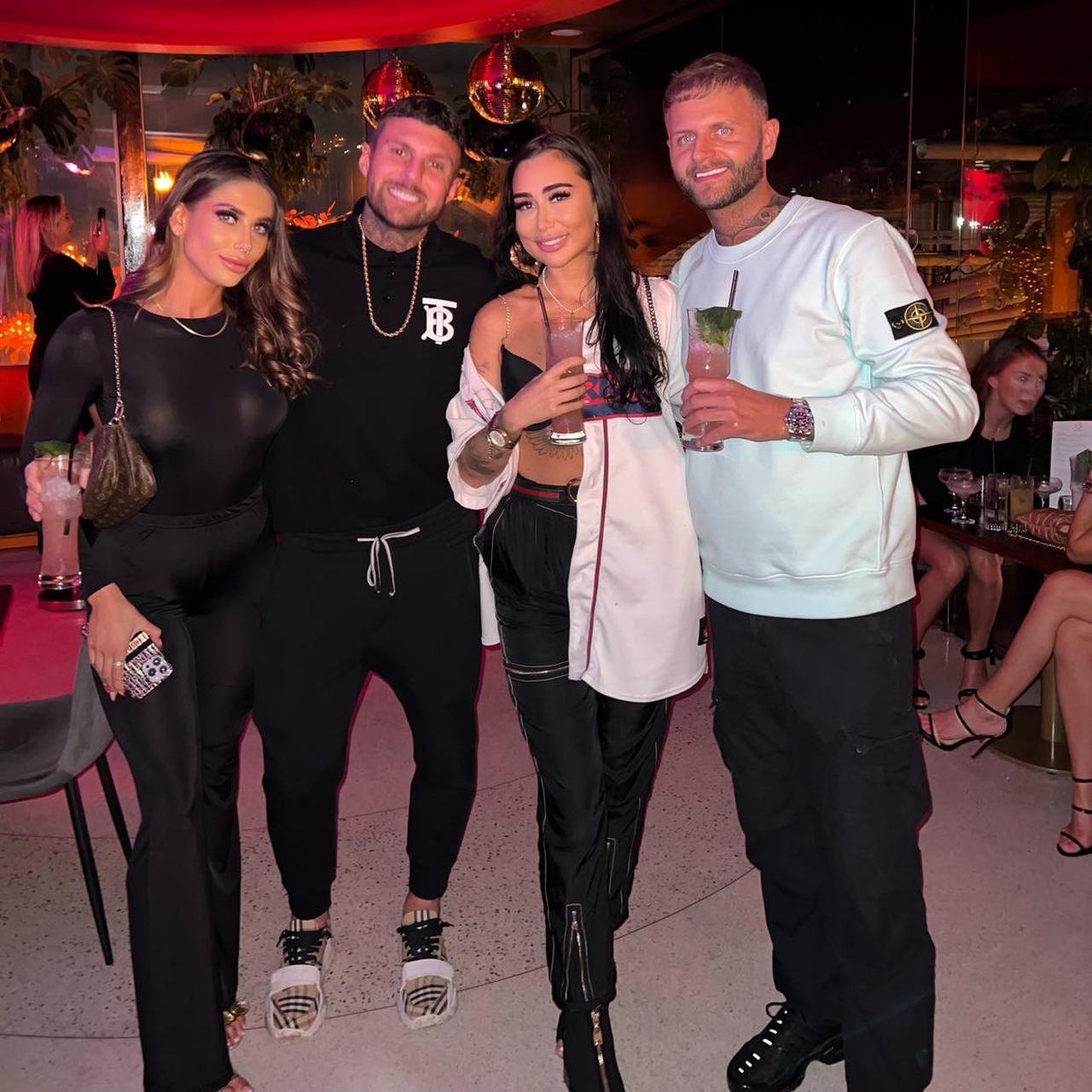 Black Slinky PLT Co-Ord Black Slinky Skinny Flared... - Depop