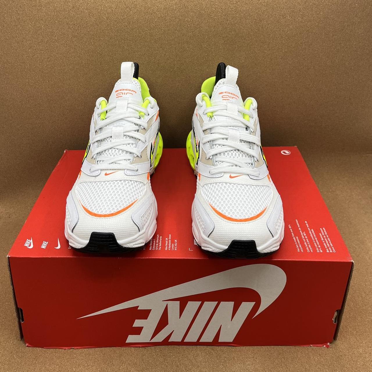 Nike Zoom Air Fire trainers White/orange UK 5 brand... - Depop