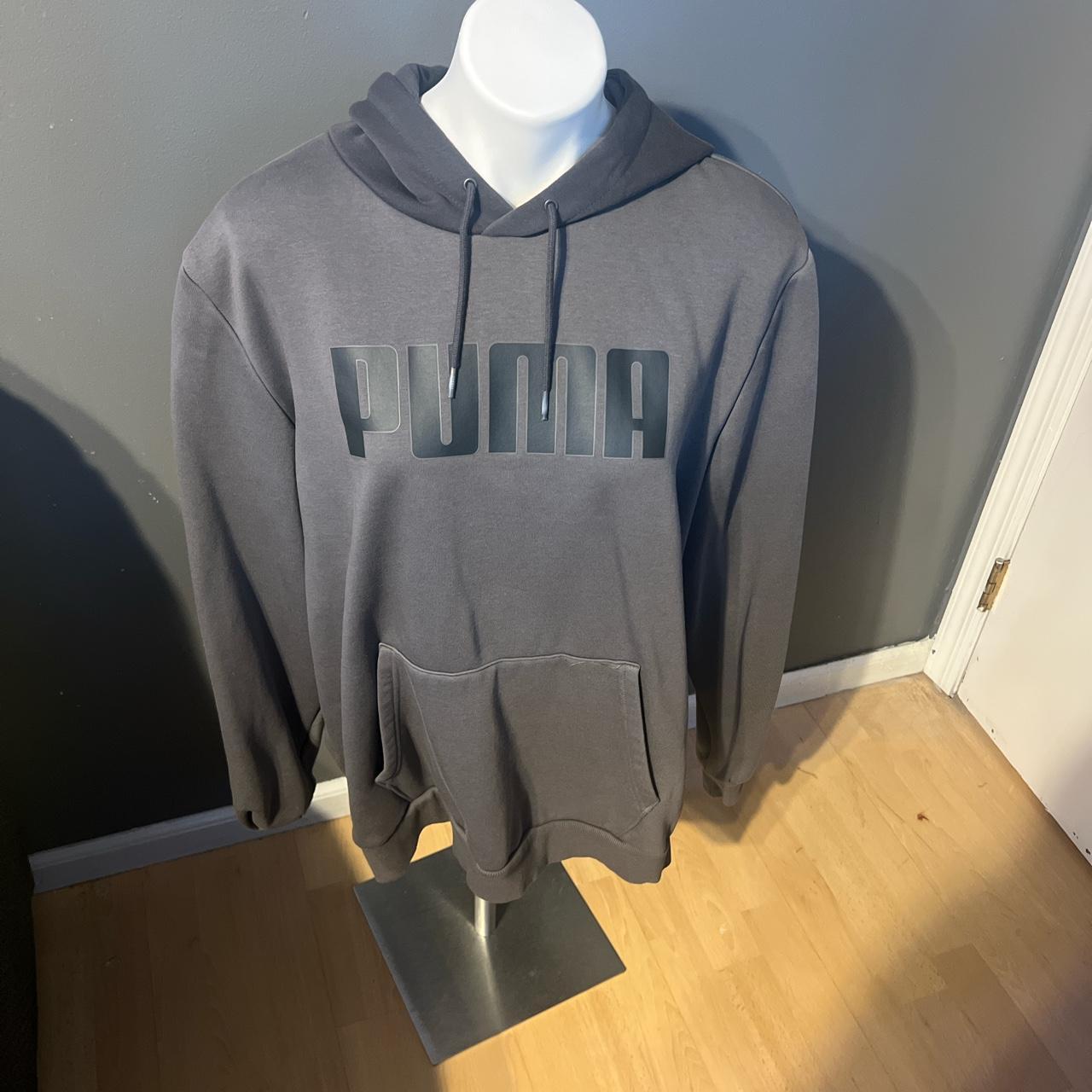 Size xxl gray puma pullover never worn #puma... - Depop