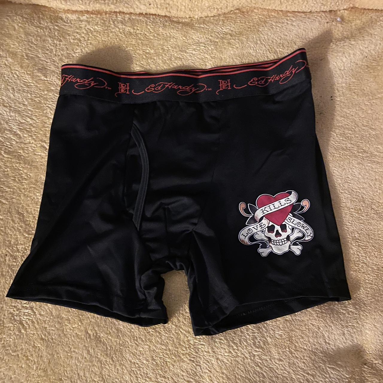 ed hardy boxers new out of the box never worn - Depop
