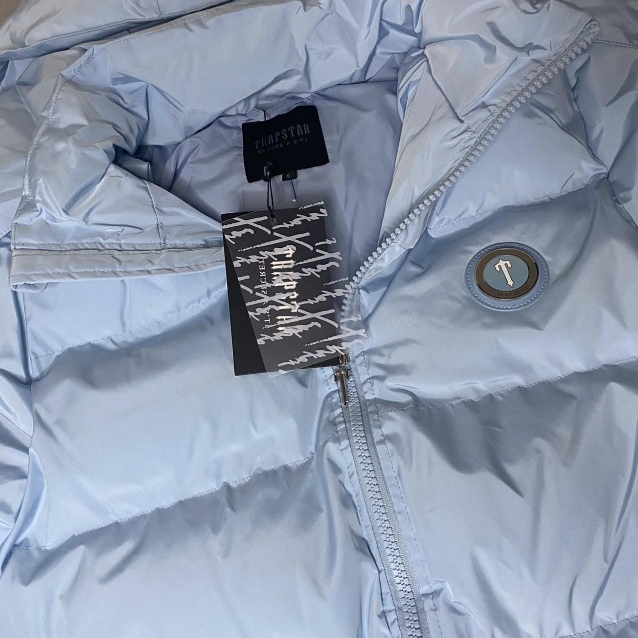TRAPSTAR IRONGATE JACKET DETACHABLE HOOD - ICE BLUE... - Depop