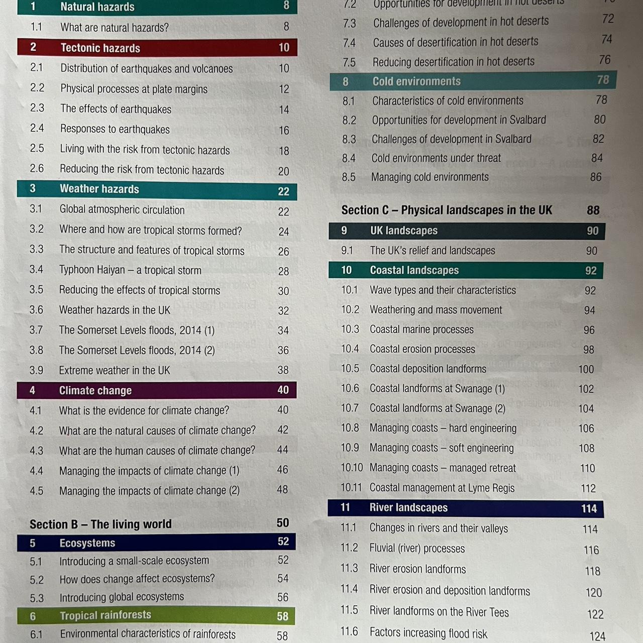 GCSE AQA geography textbook - Depop