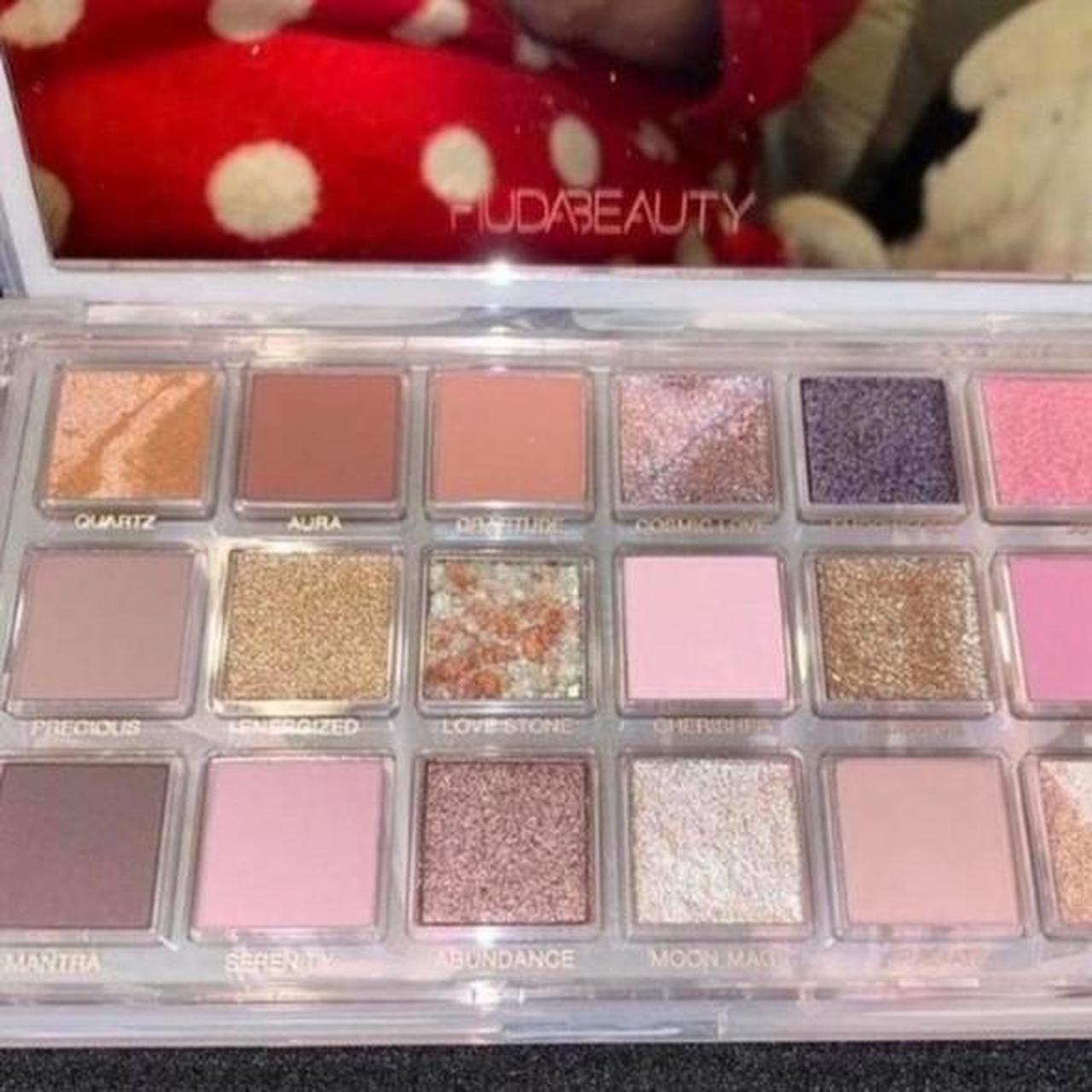 Huda Beauty Rose Quartz Eyeshadow Palette Brand... - Depop